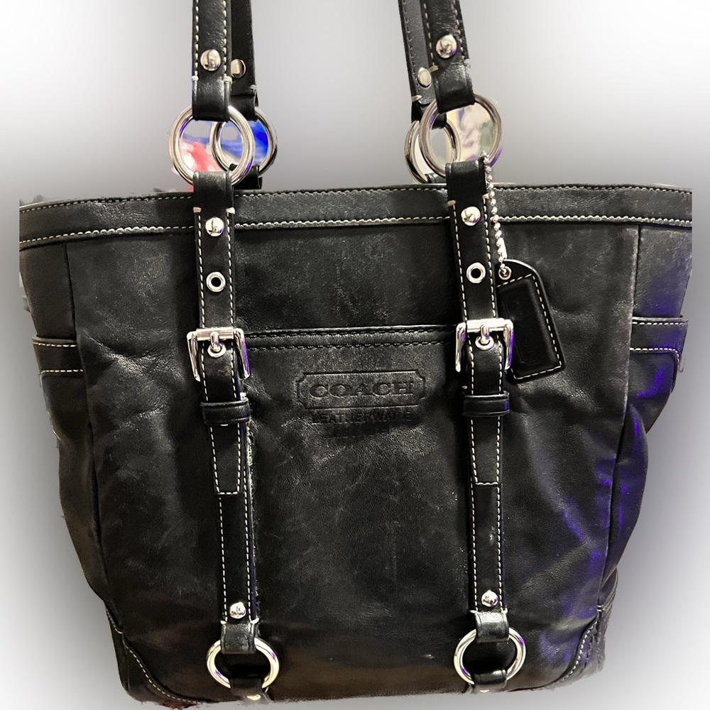 Coach Oohthentic Midnight Black W/Shiny Huge Silver H… - Gem
